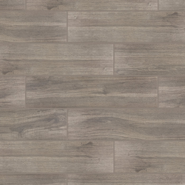 Merola Tile Llama 9" x 36" Porcelain Wood Look Wall and Floor Tile ...