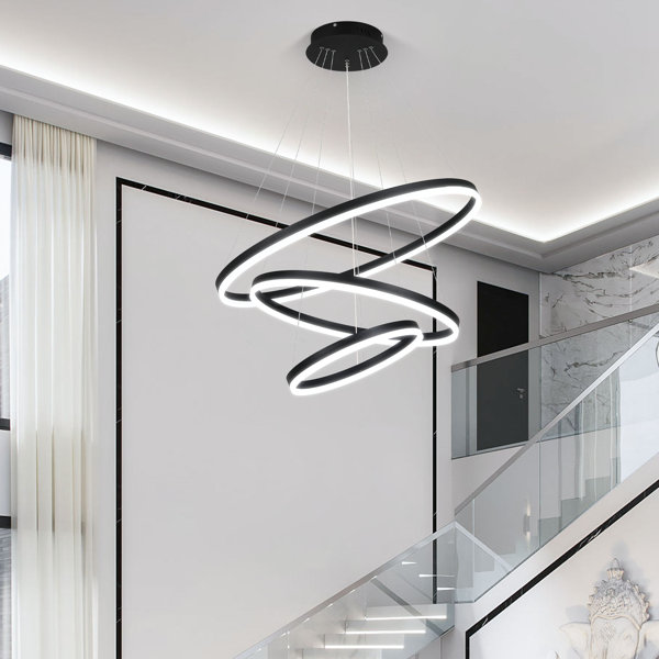 Wrought Studio™ Dado 3 - Light LED Tiered Chandelier & Reviews | Wayfair