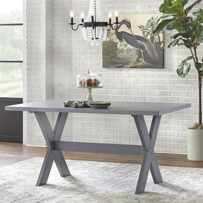 Breakwater Bay Bengte 59.1'' Trestle Dining Table & Reviews | Wayfair