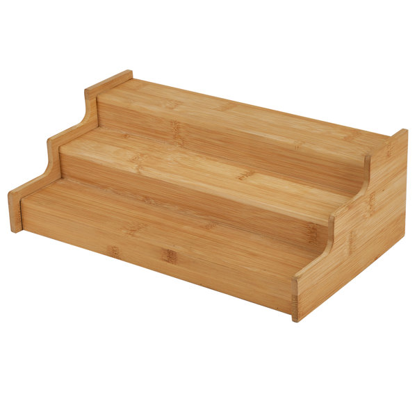 Prep & Savour Bamboo Expandable Spice Rack | Wayfair