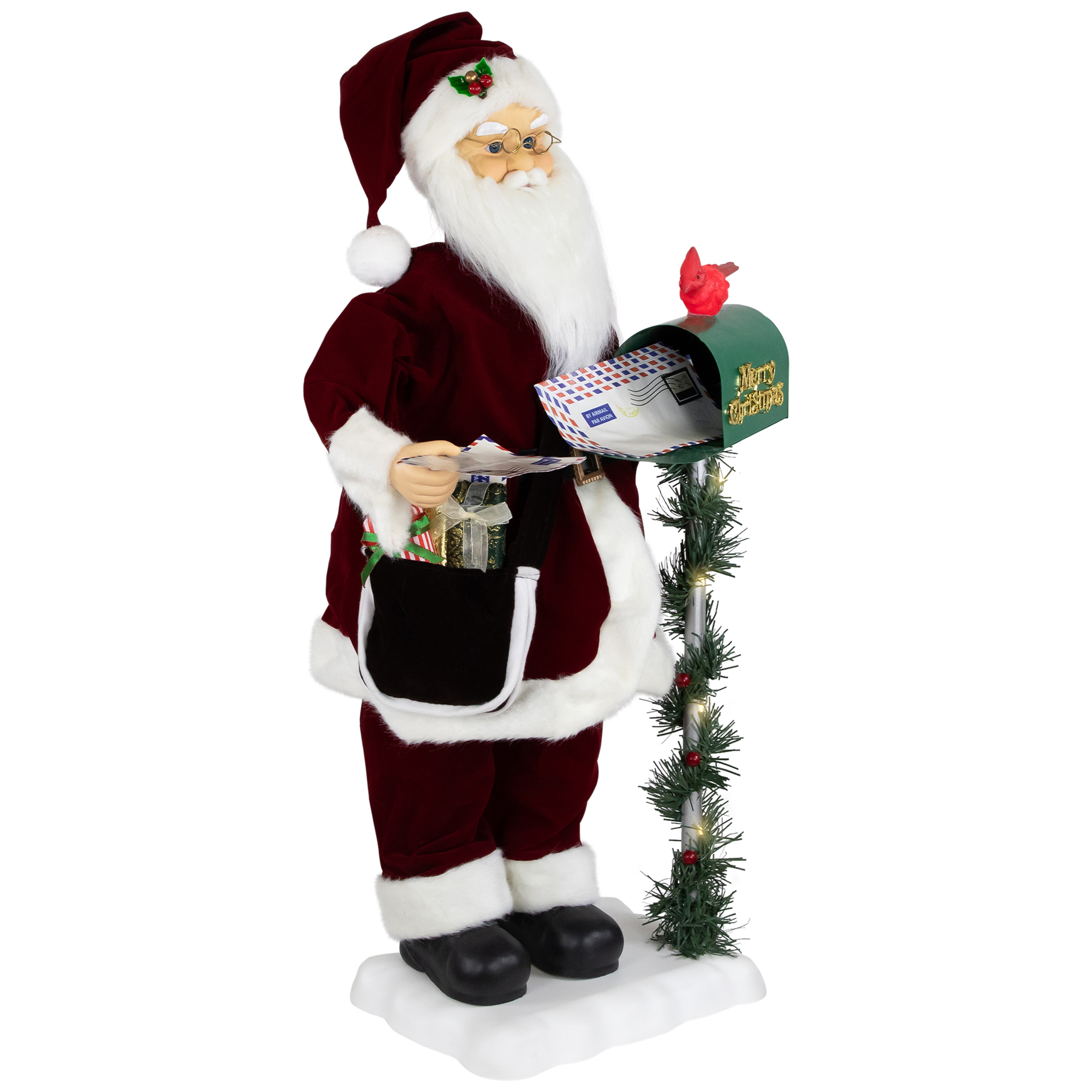 Northlight Seasonal Animated And Musical Santa Claus Figure With ...