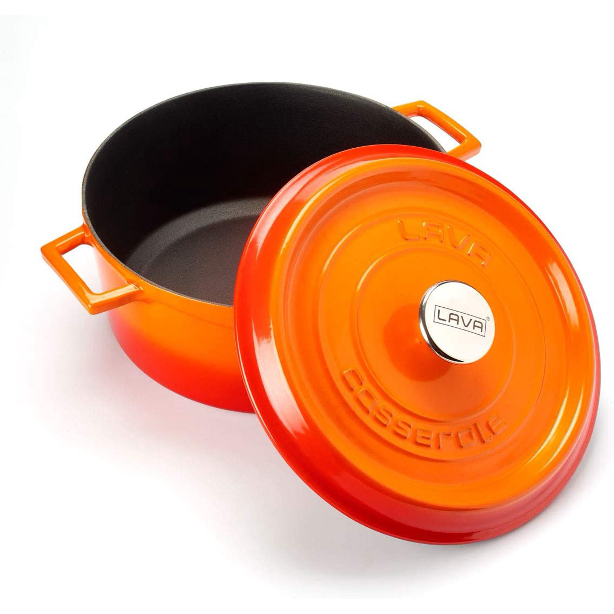 LAVA CAST IRON 10.5 qt. Enameled Cast Iron Round Dutch Oven | Wayfair