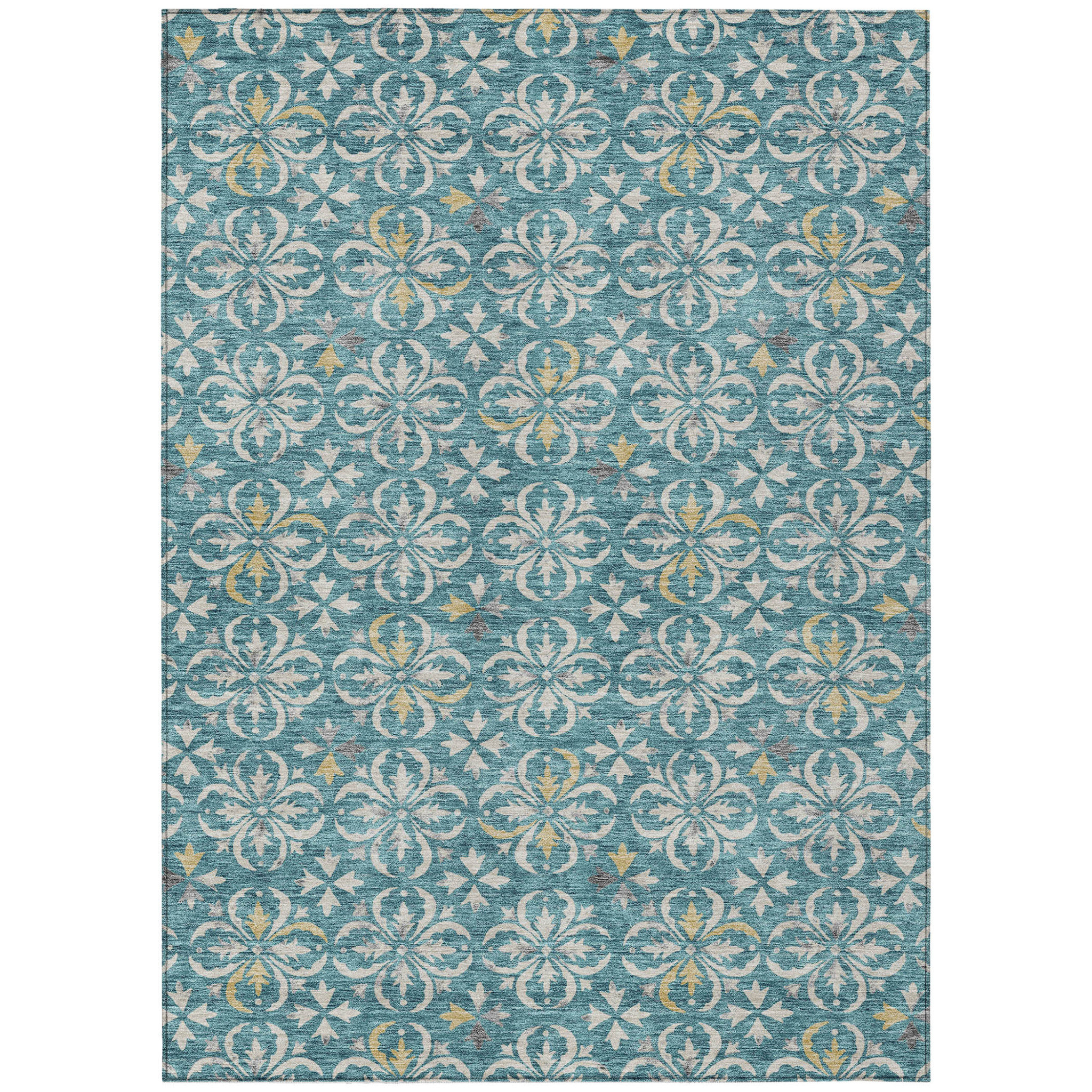 HomeRoots Rectangle Machine Woven Area Rug | Wayfair
