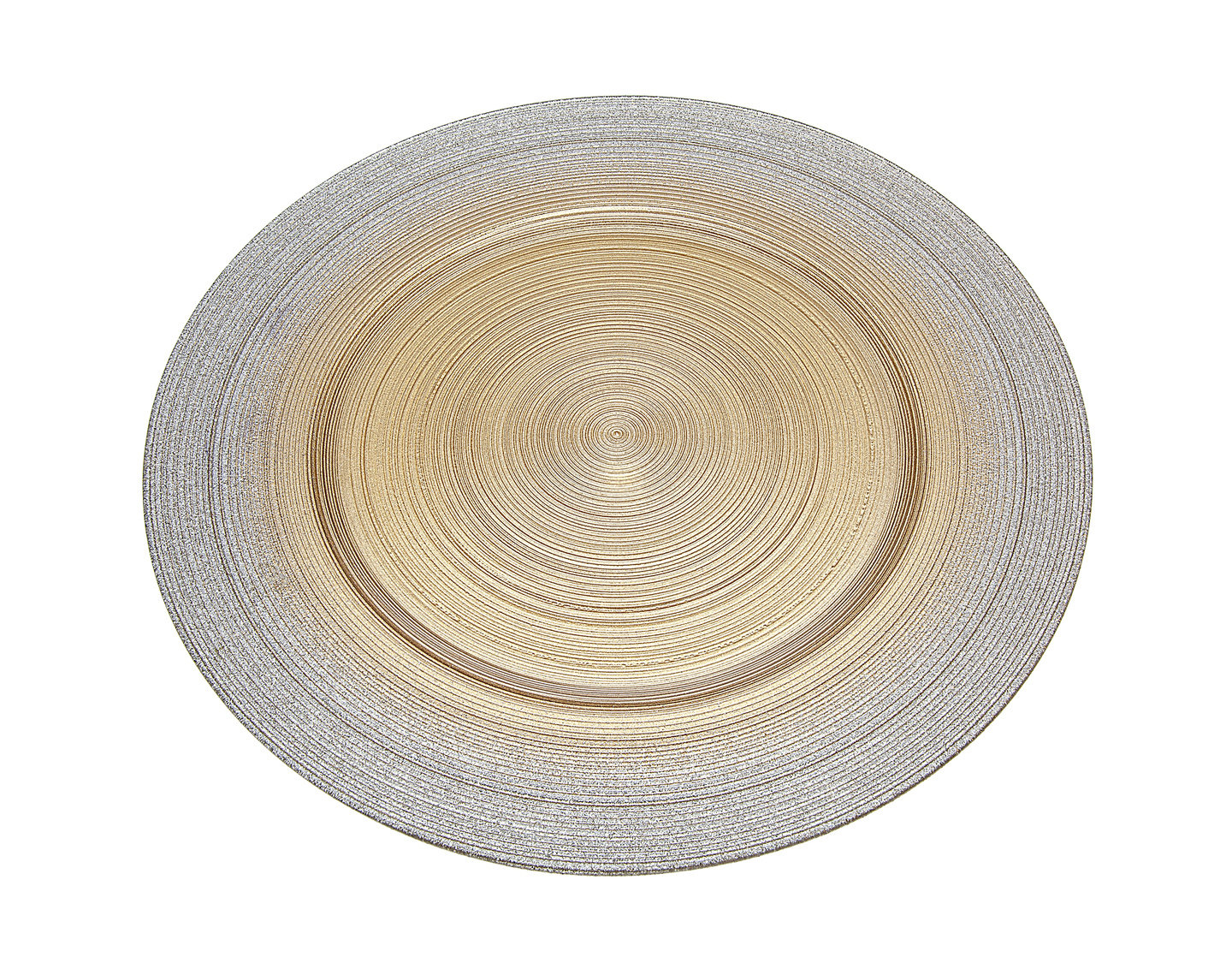 Godinger Silver Art Co Ripple Silver and Gold Charger & Reviews | Wayfair