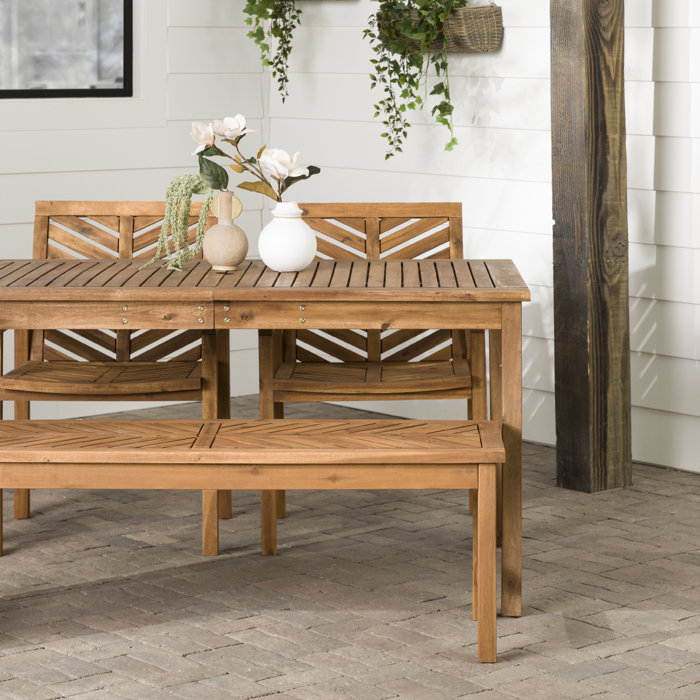 Foundry Select Bictor 4 - Person Outdoor Dining Set & Reviews | Wayfair