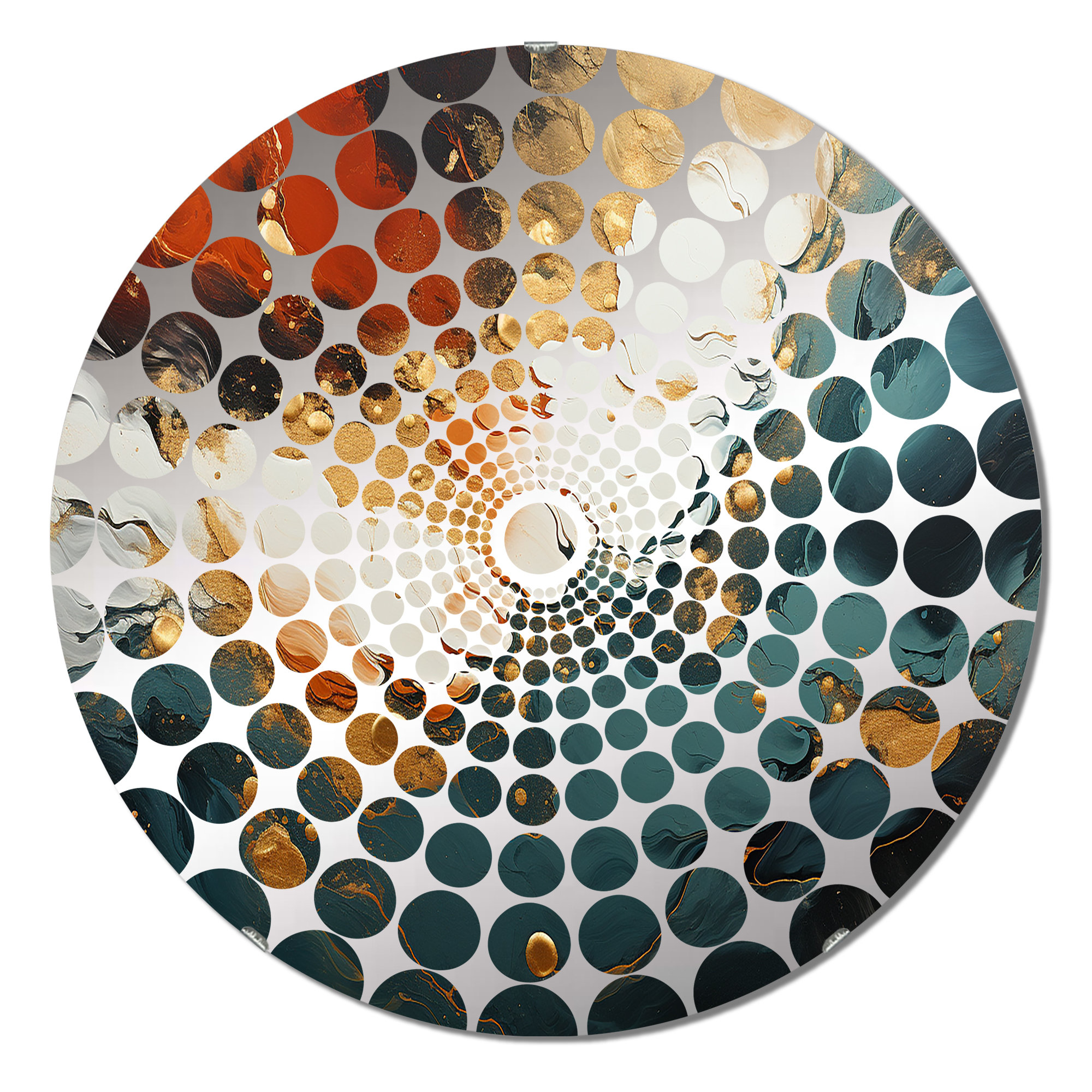 East Urban Home Evienne - Concentric Circles Decorative Mirror | Wayfair