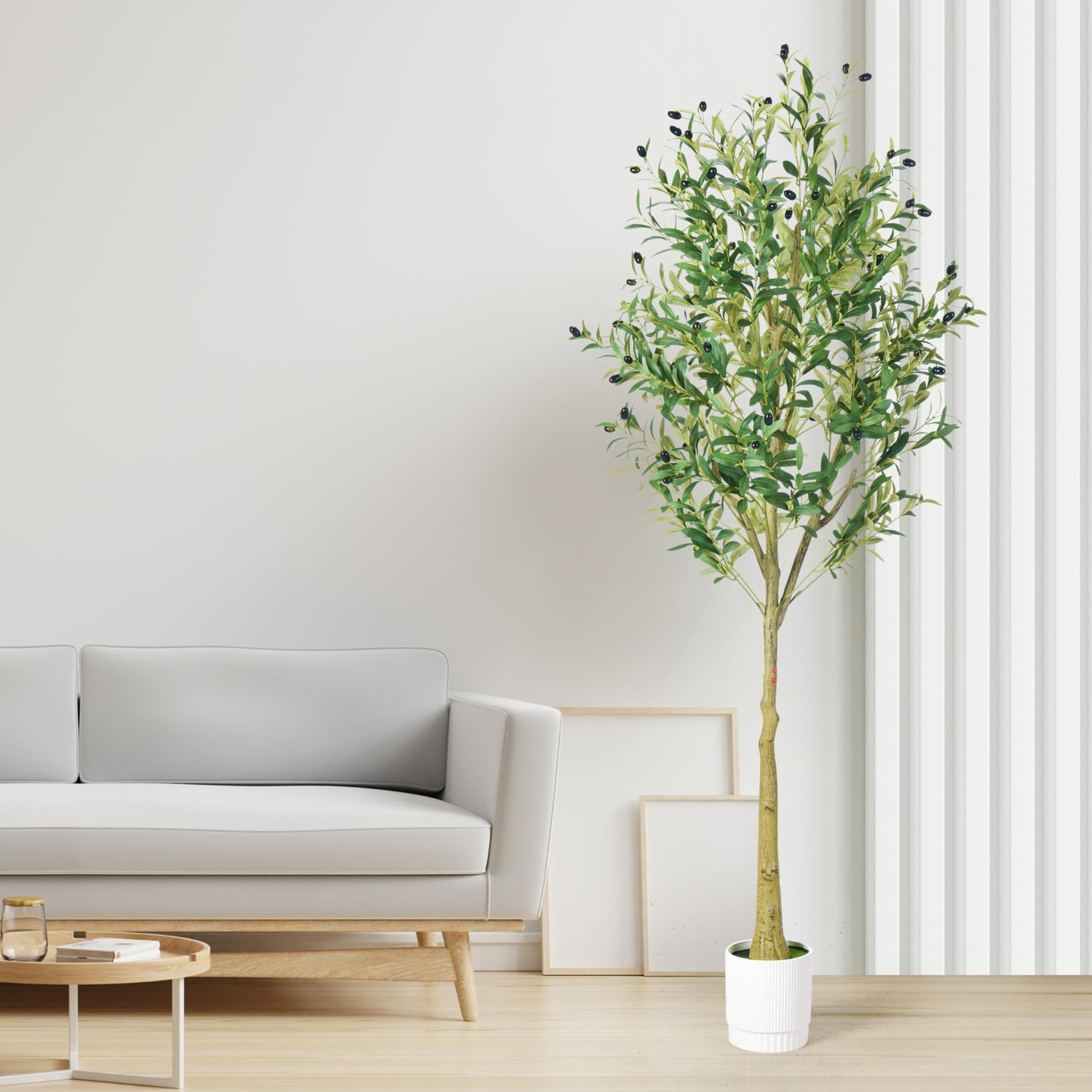 Primrue 6ft Olive Tree, Artificial Olive Tree | Wayfair