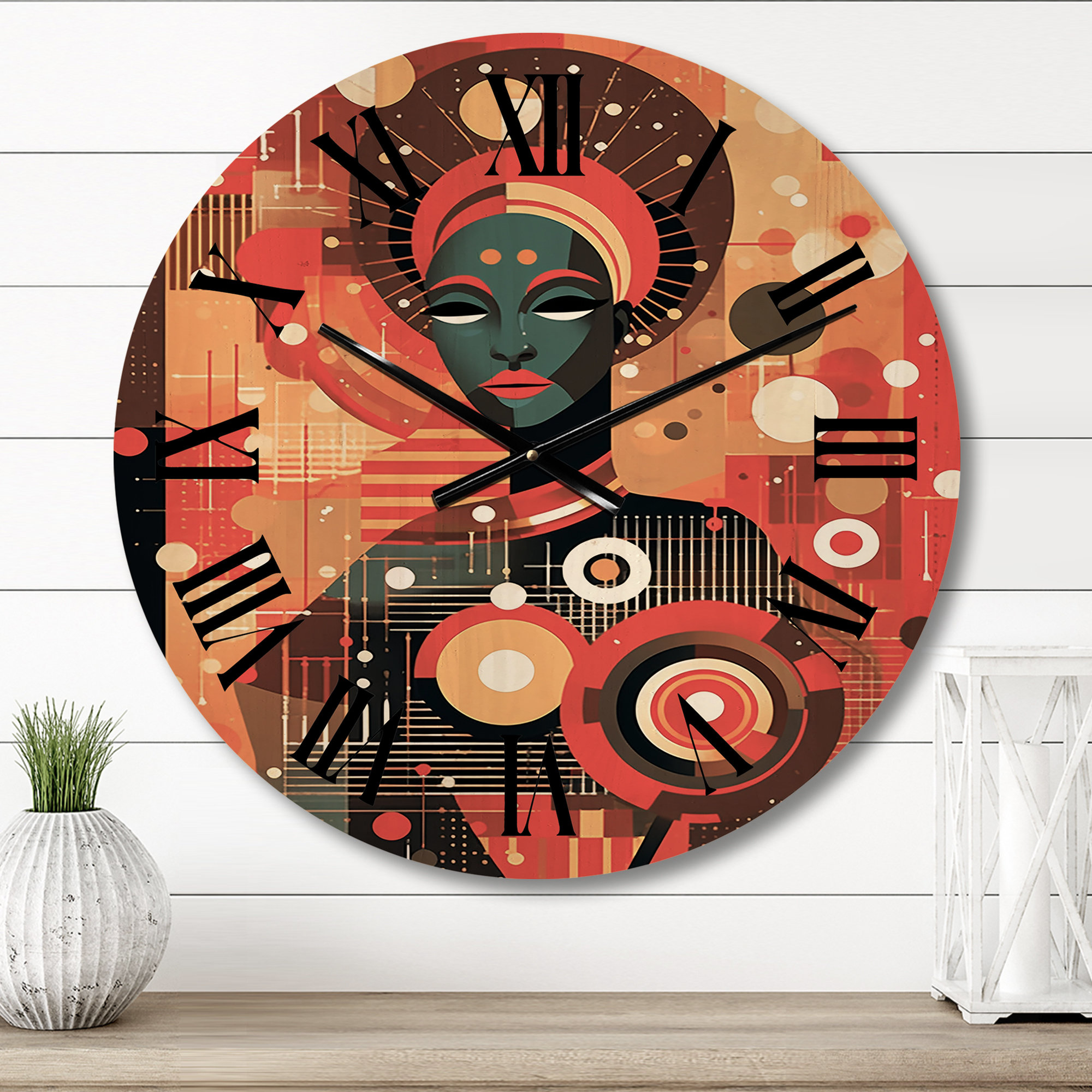 East Urban Home Graphic Retro African Goddess - African American Woman ...