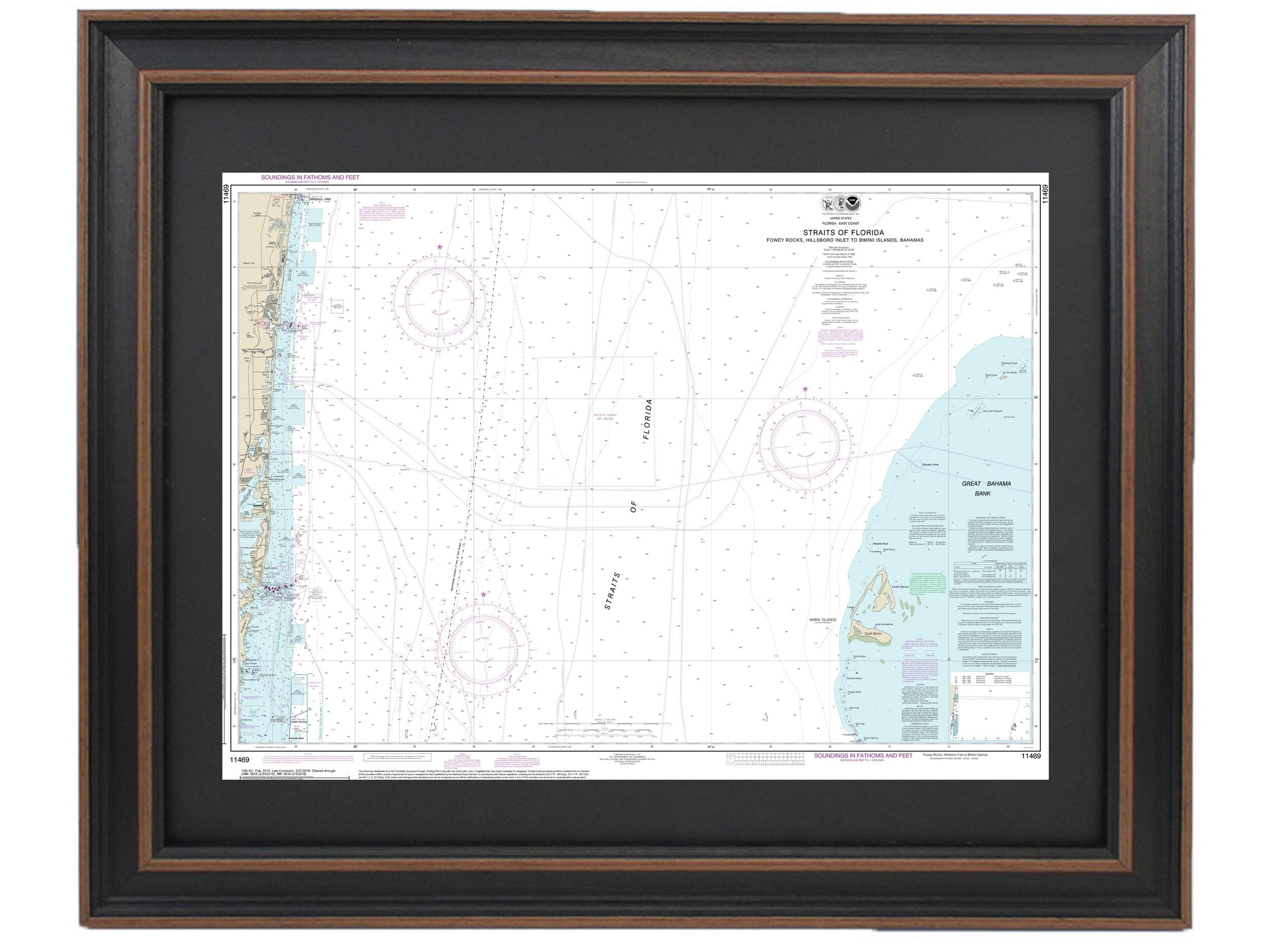 Longshore Tides Straits Of Florida Fowey Rocks | Nautical Chart ...