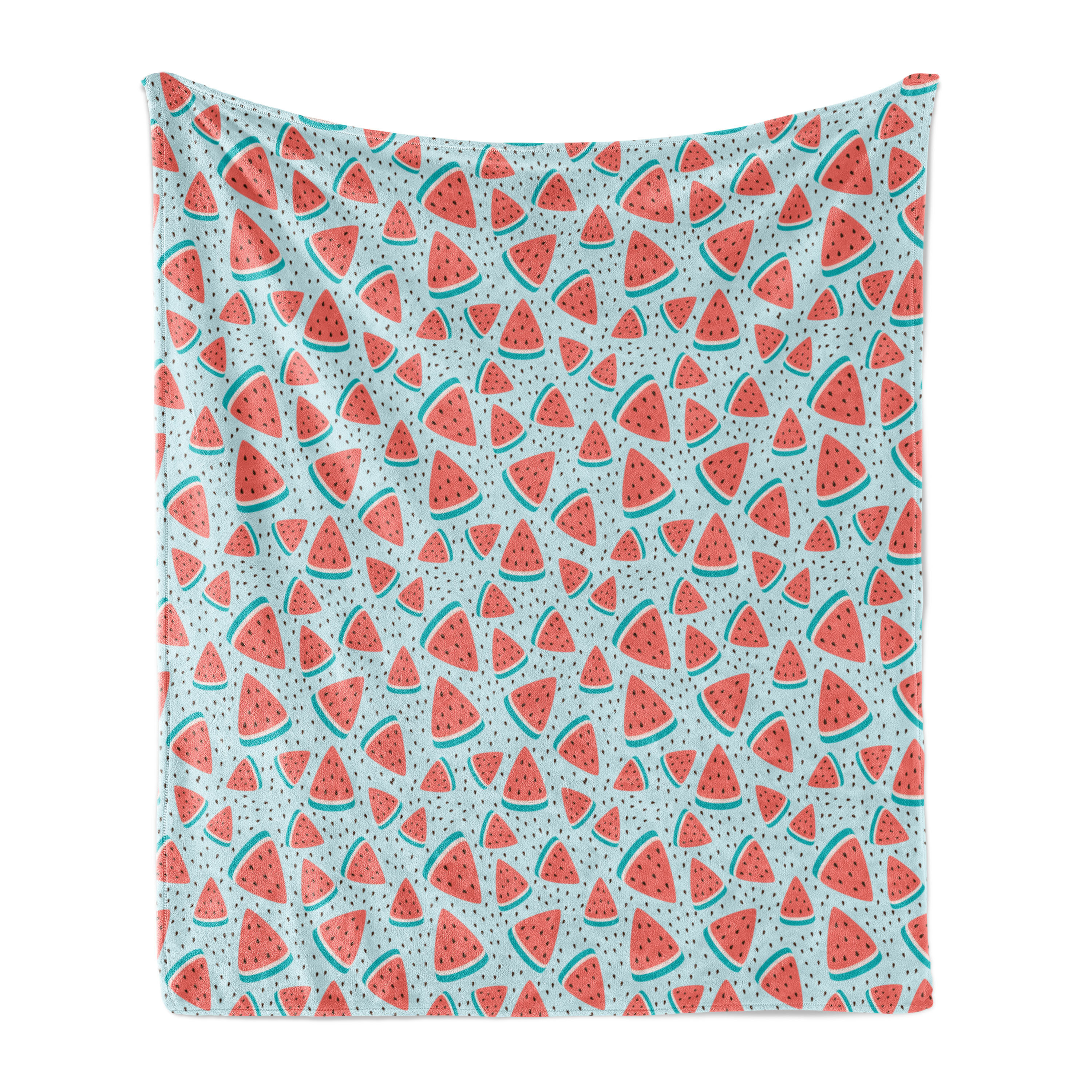 Ambesonne Fruit Fleece Throw Blanket Watermelon Slices | Wayfair