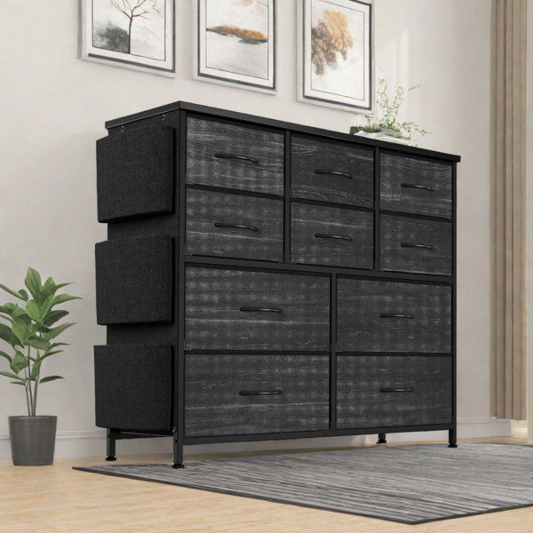 17 Stories Non Woven 10 Drawer Cabinet | Wayfair.co.uk