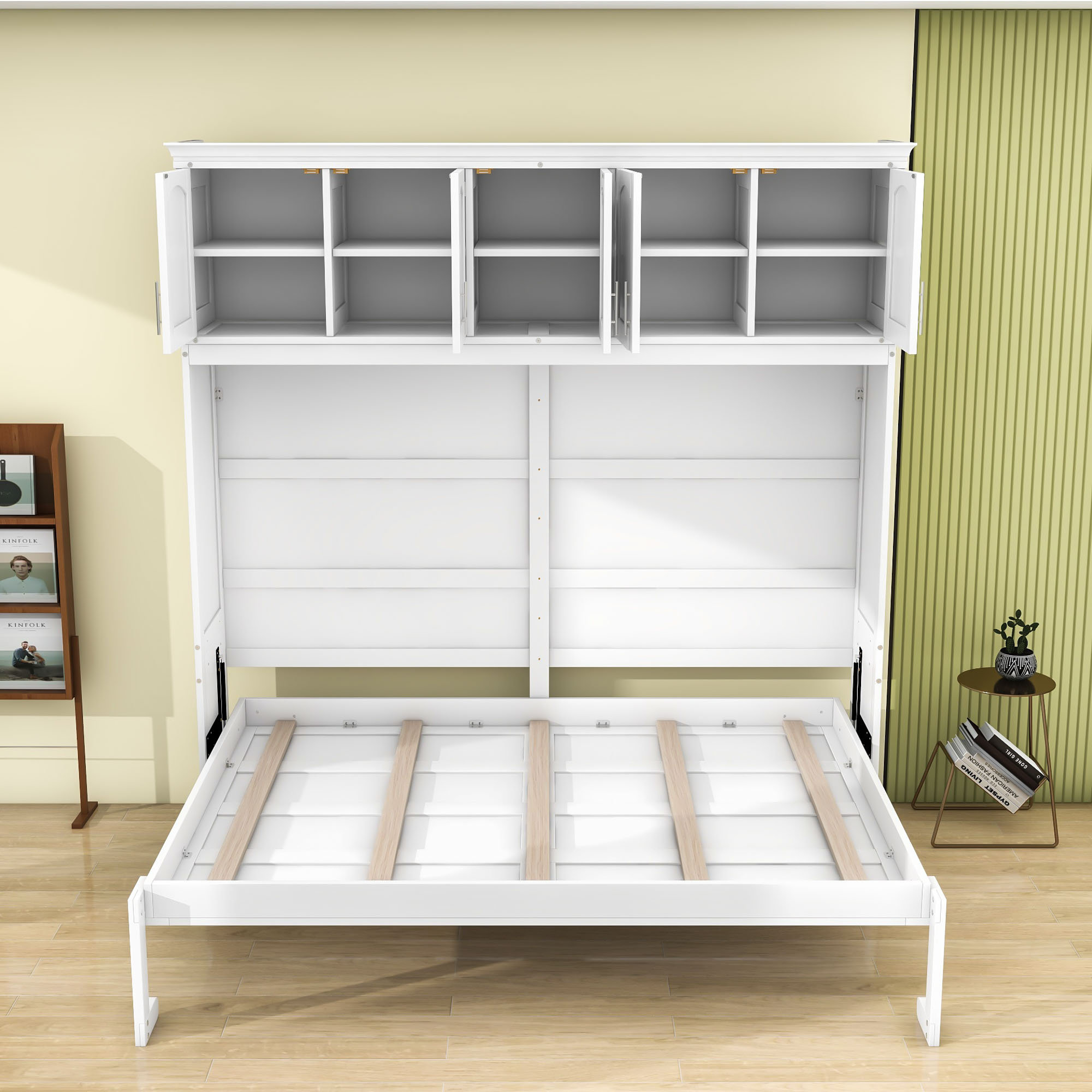 Red Barrel Studio® Graecen Space Saving Multi-Function Murphy Bed With ...