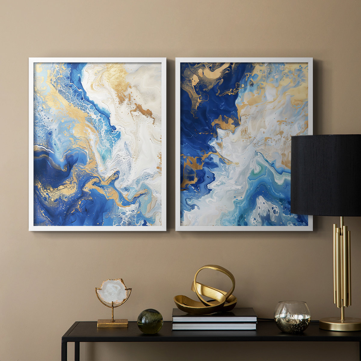 Wrought Studio™ ABSTRACT Series CDIII-Premium Framed Print -Ready to ...
