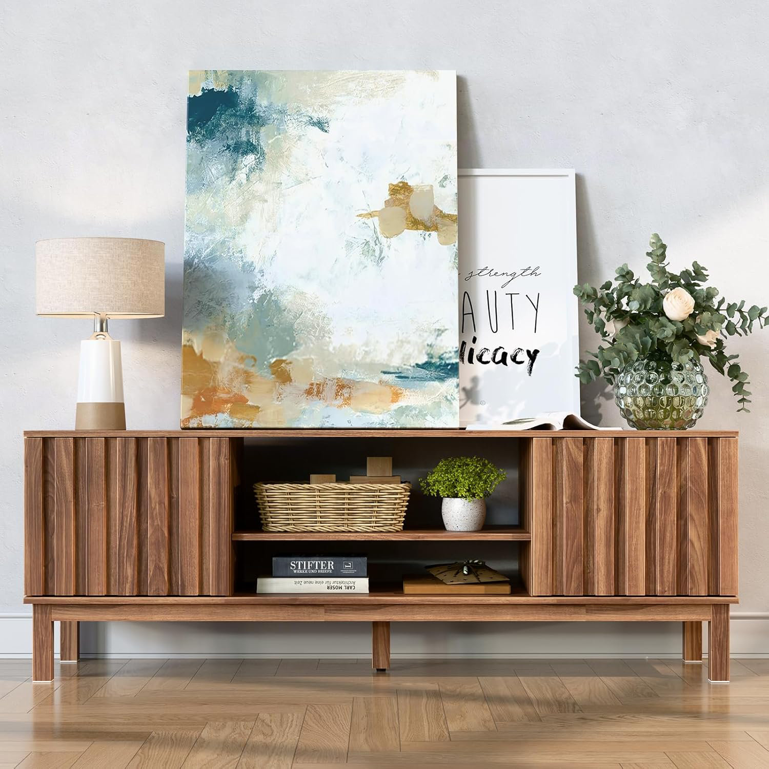 Winston Porter Mid Century Modern Entertainment Center For 32 To 65 ...