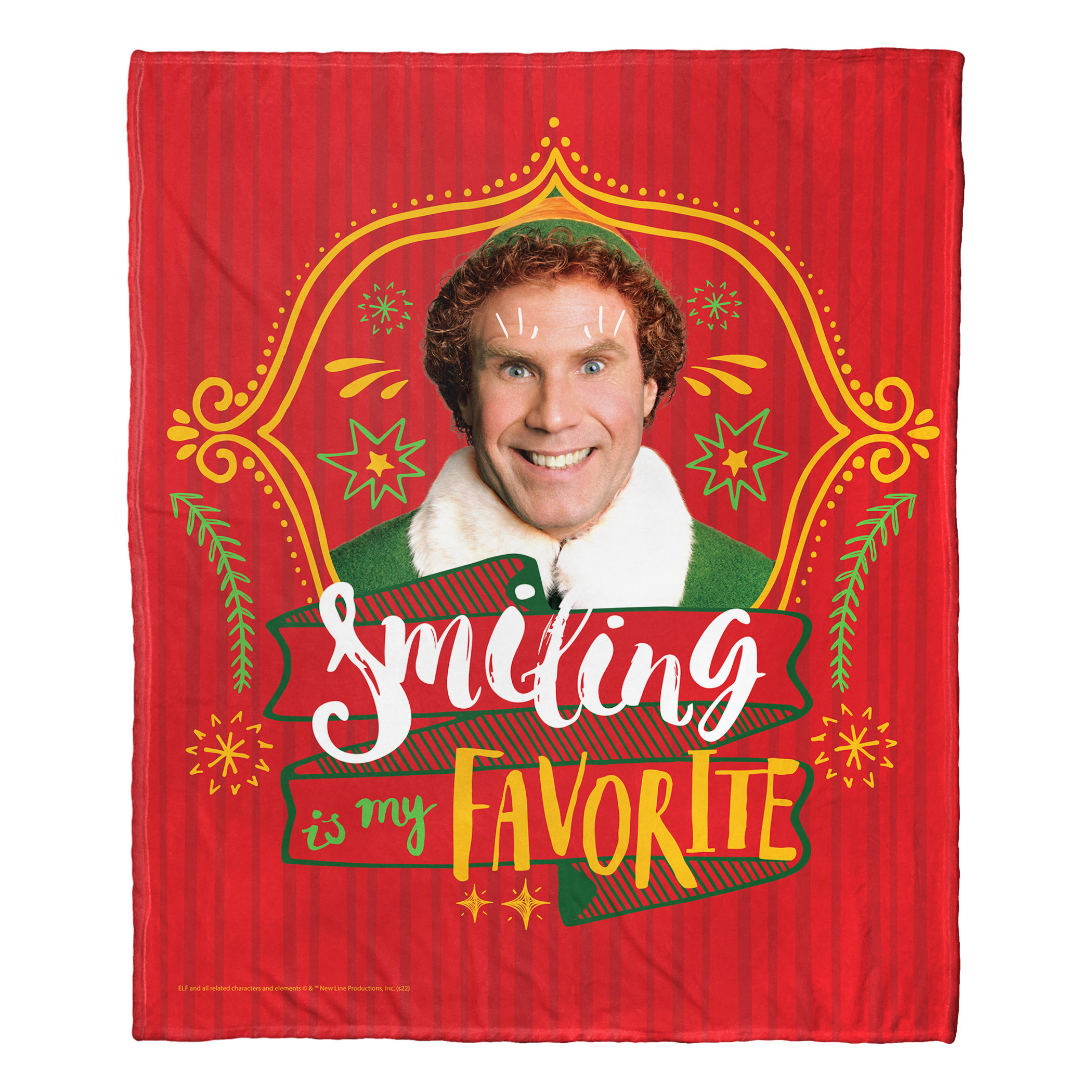 Northwest Warner Bros. Elf Smiling Is My Favorite Silk Touch Throw ...