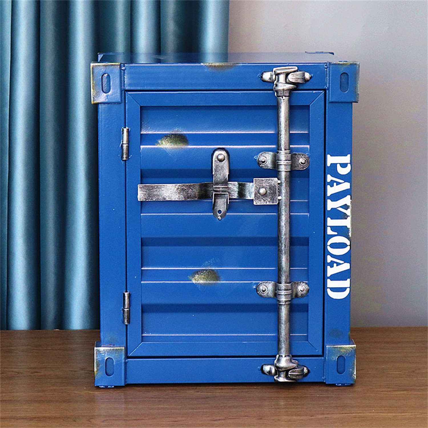 Trent Austin Design Industrial Style Bedside Table, Container-Style ...