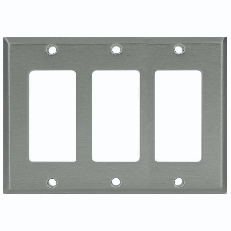 WorldAcc 3-Gang Rocker Wall Plate - Wayfair Canada