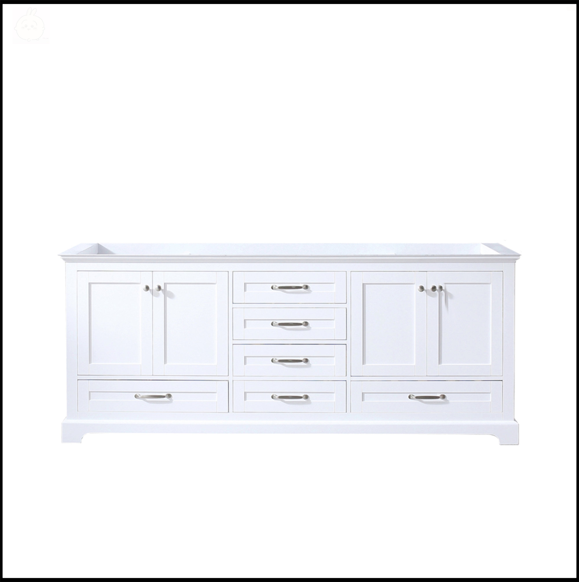 Latitude Run® Double Bath Vanity With Soft Close,Without Sink,Ample ...