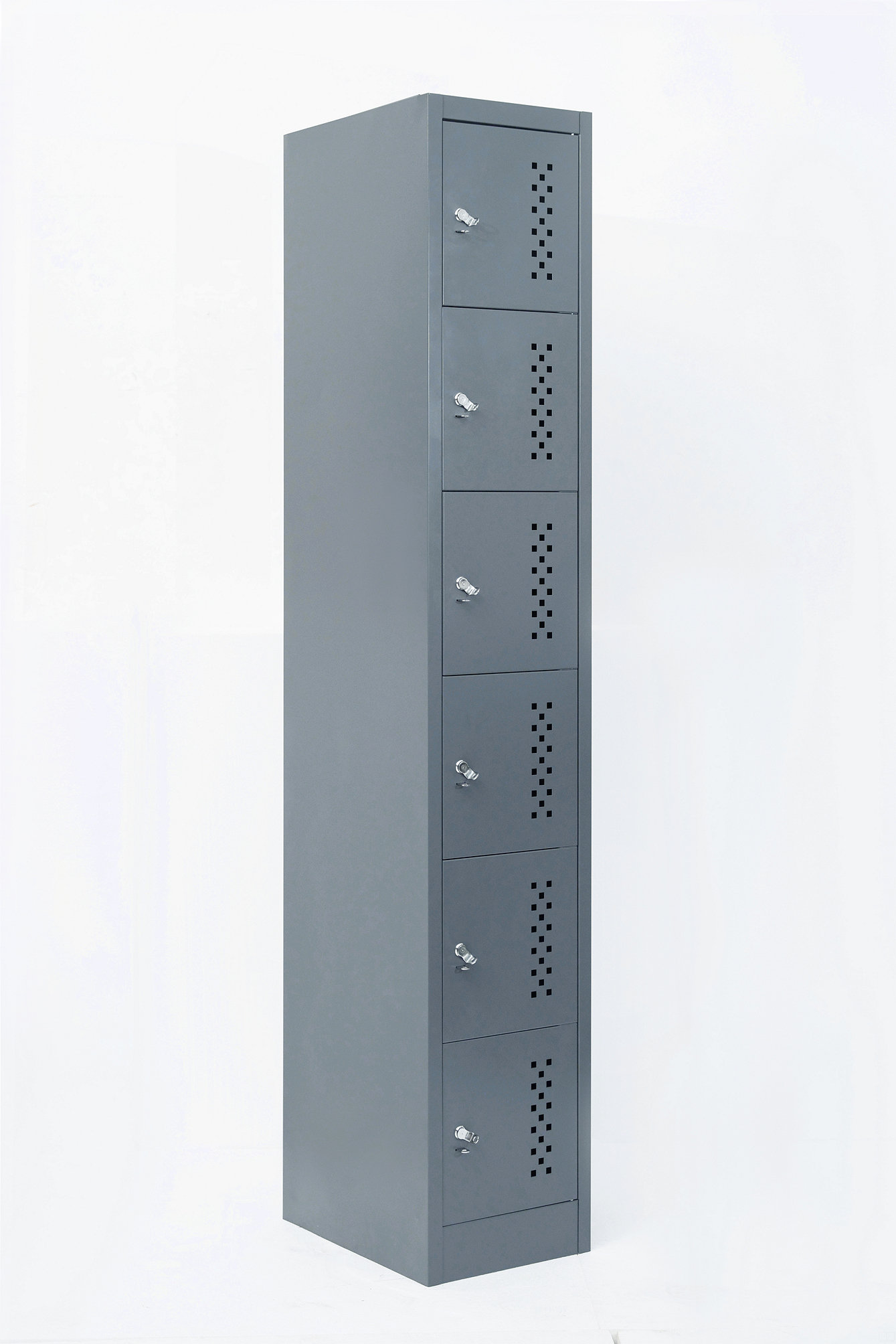 Latitude Run® Metal Garage Storage Cabinet, Six Separate Storage ...