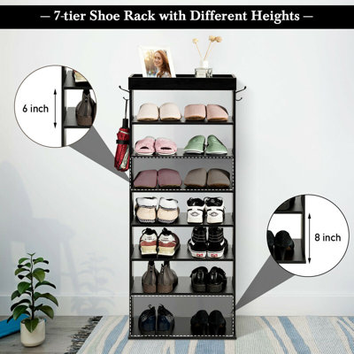 Gymax 14 Pair Shoe Rack & Reviews | Wayfair