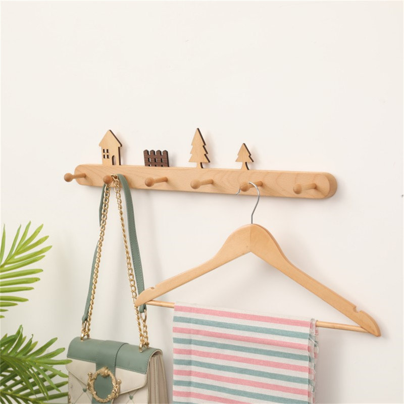 Millwood Pines Livy Freestanding 6 - Hook Wall Mounted Coat Rack | Wayfair