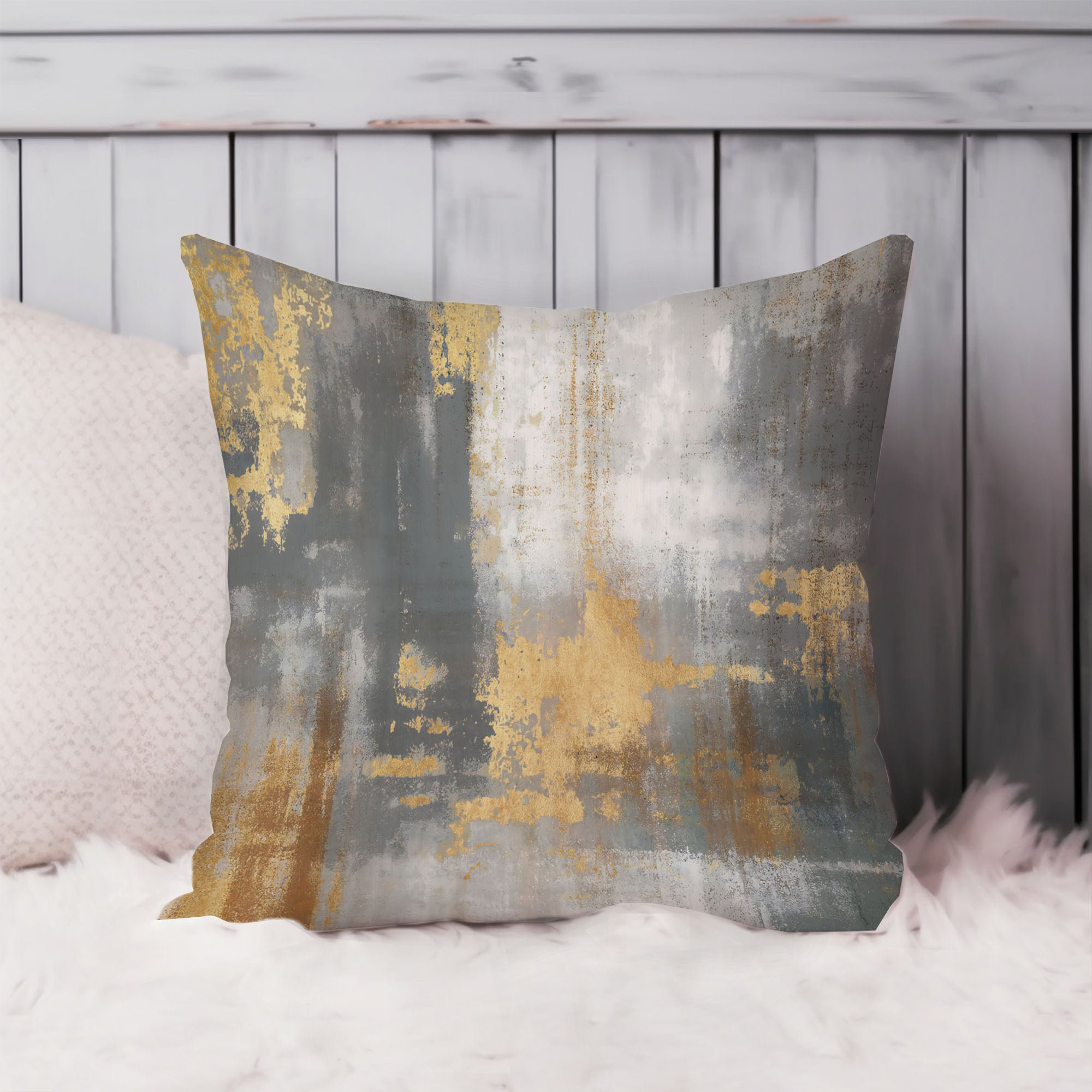 Ethan Taylor Abstract Echo Resonance Paint Brush Strokes Modern Transitional | Wayfair