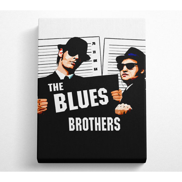 ClassicLiving The Blues Brothers Trilby - Wrapped Canvas Art Prints ...