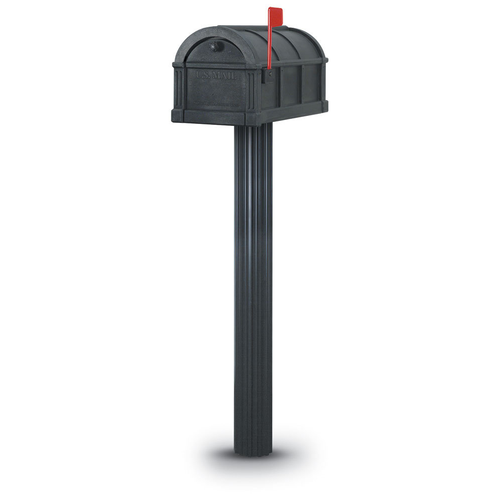 Postal Products Unlimited, Inc. Durham Mailbox with Post Included | Wayfair