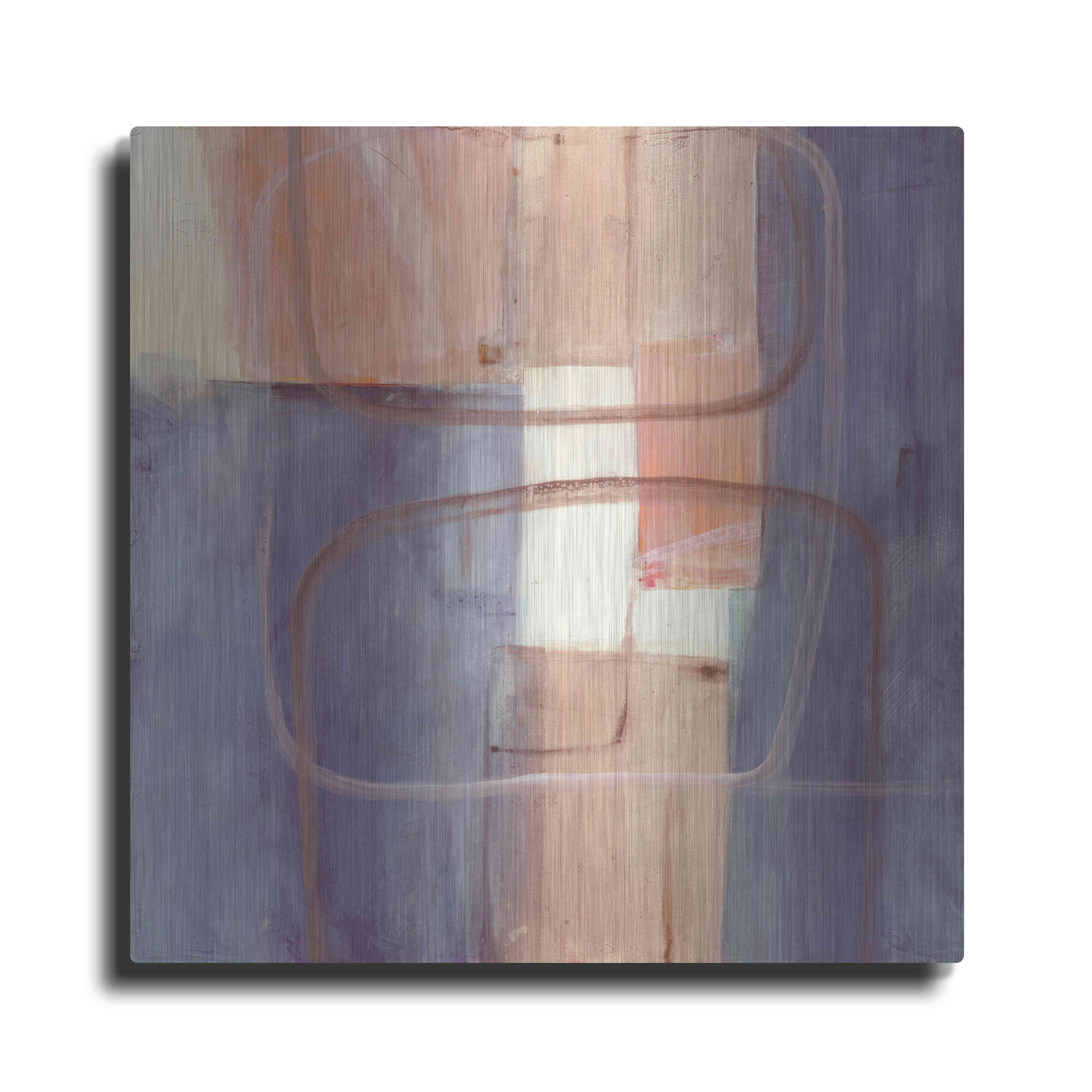 Wrought Studio™ Passage II Blush Purple On Metal by Mike Schick Print ...