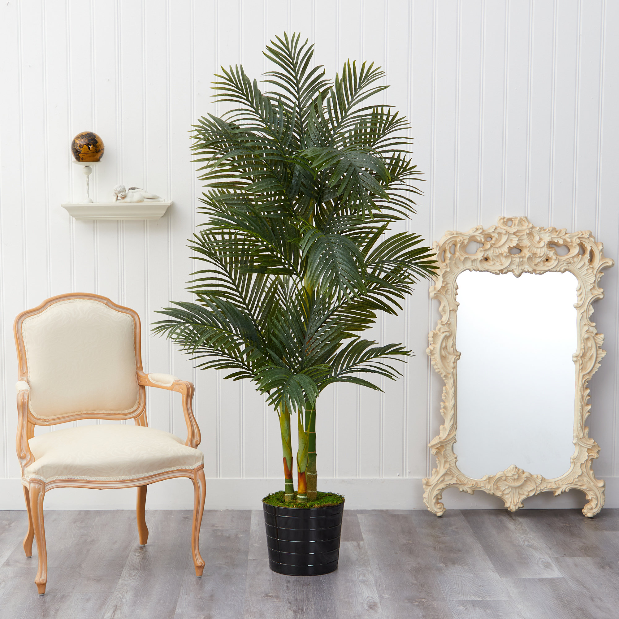 Primrue 72" Artificial Palm Tree in Planter | Wayfair