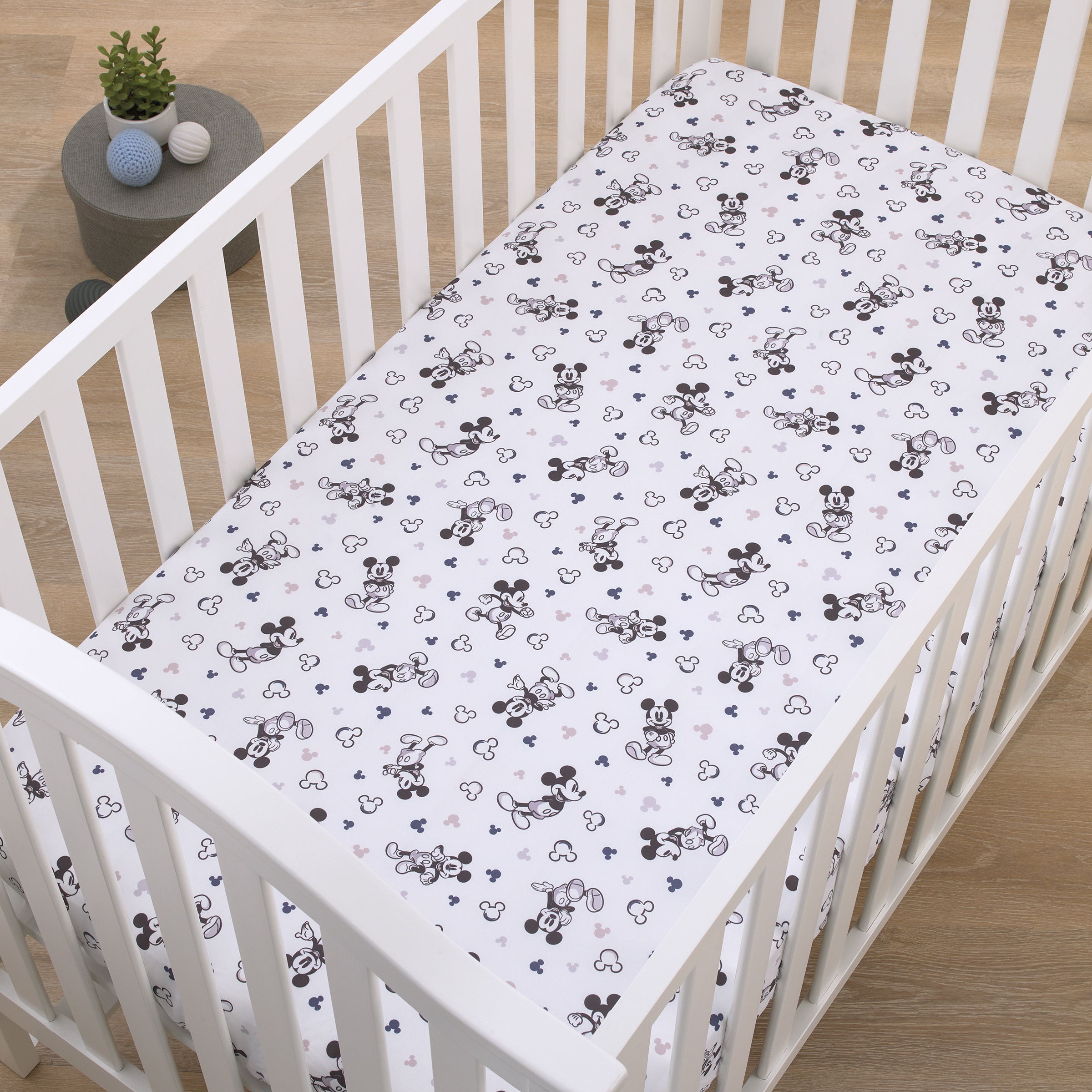 Disney Baby Basics - Piece Standard Crib Fitted Sheet - Wayfair Canada