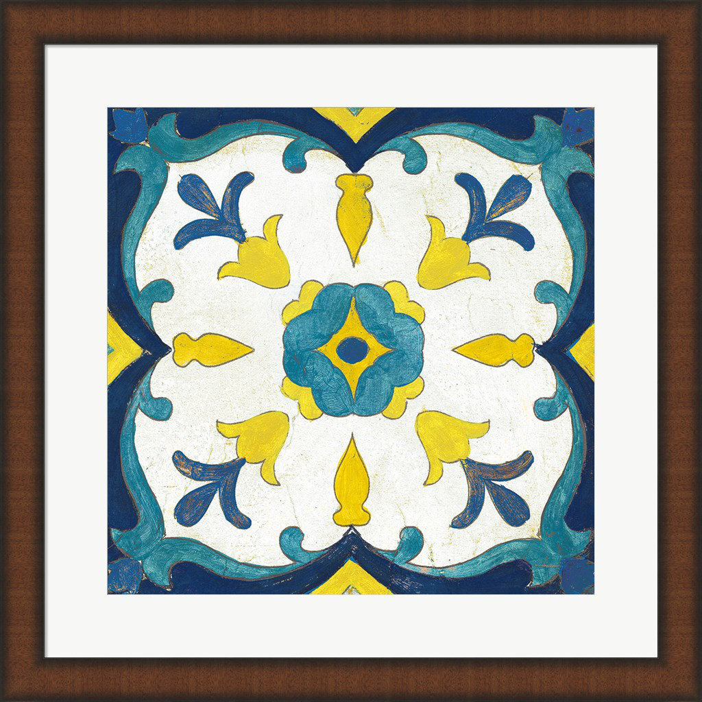 Bungalow Rose Andalucia Tiles a Blue and Yellow by Silvia Vassileva ...