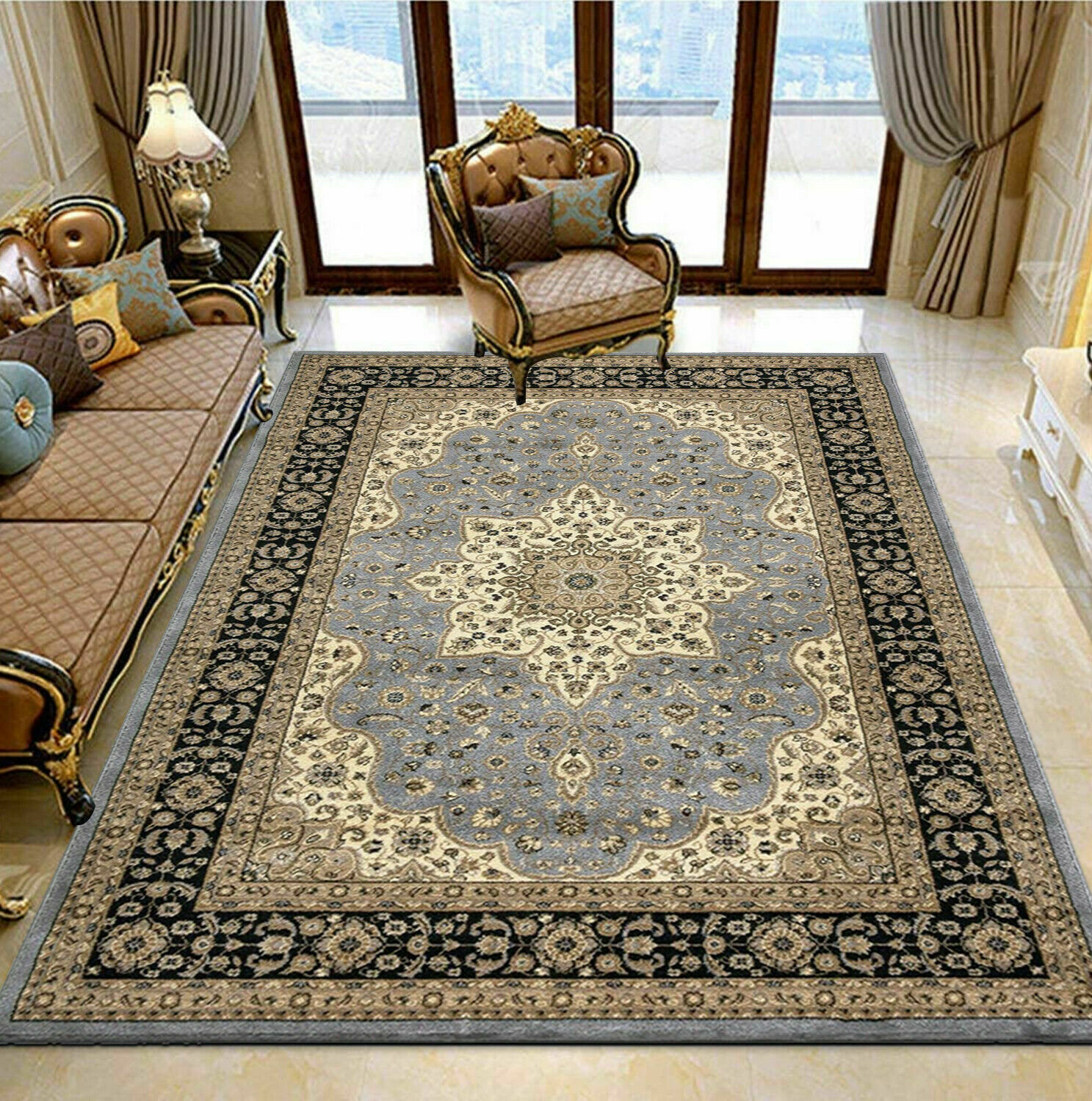 Rosalind Wheeler Living Room Large Traditional Rugs For Bedroom Living ...