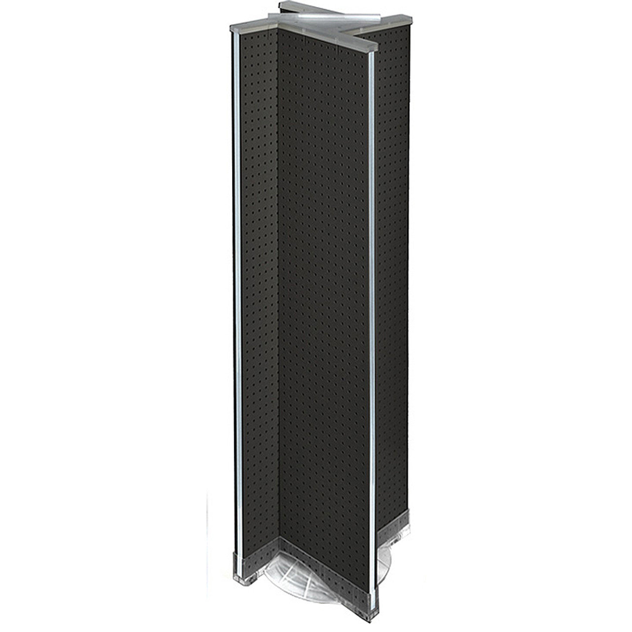 Azar Displays Pinwheel Pegboard Floor Display on Revolving Base ...