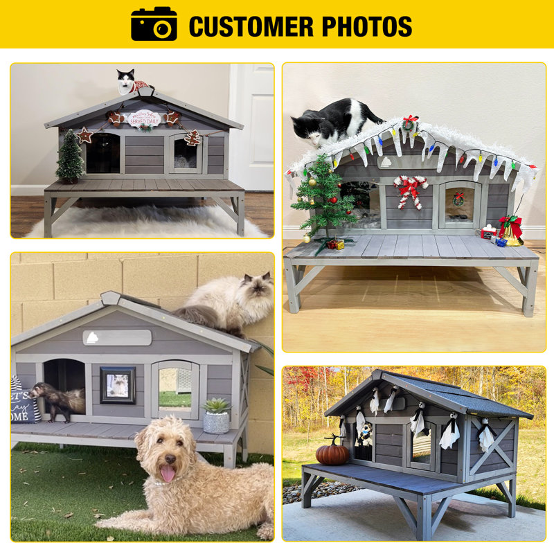 Tucker Murphy Pet™ Insulated Cat House & Reviews - Wayfair Canada