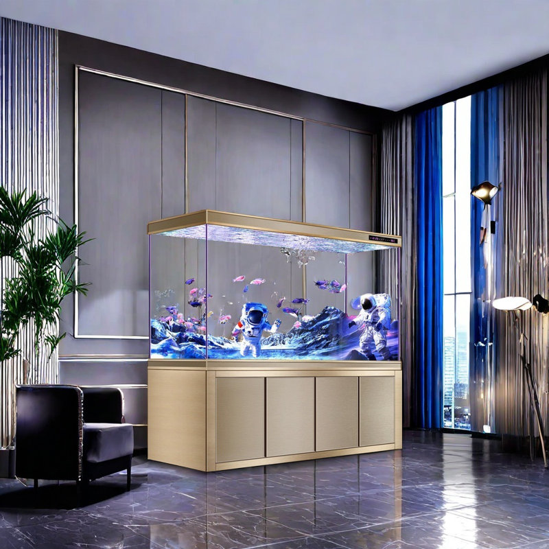 Lingxis Modern Minimalist Rectangular Eco Aquarium Tank | Wayfair