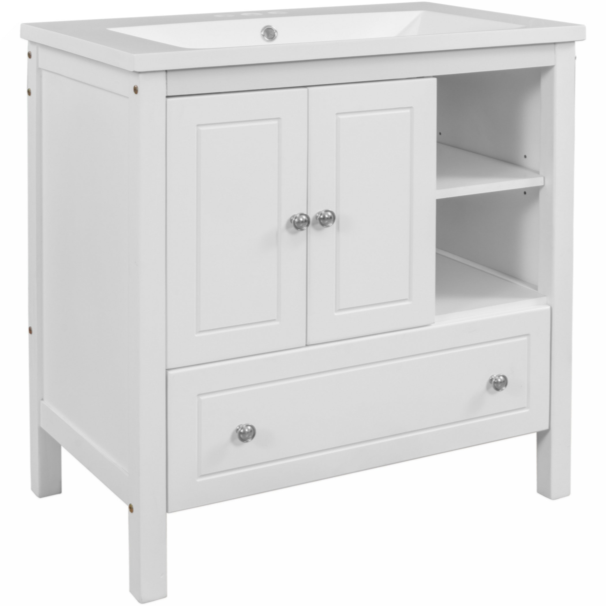 Winston Porter Oshrit 30 Single Bathroom Vanity With Top Wayfair