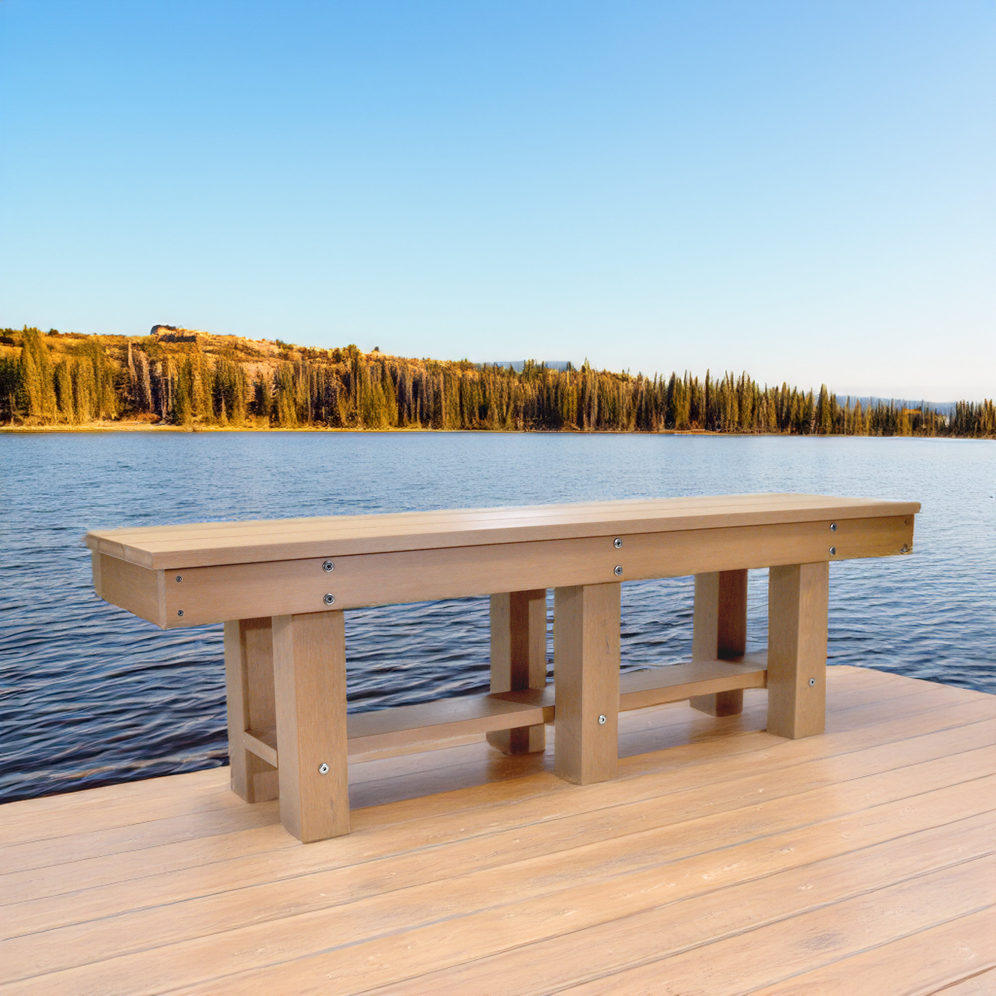 Loon Peak® Jefson Outdoor Bench | Wayfair