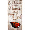 Fan Creations NCAA Team 'House is Not a Home Sign' Textual Art on Wood ...