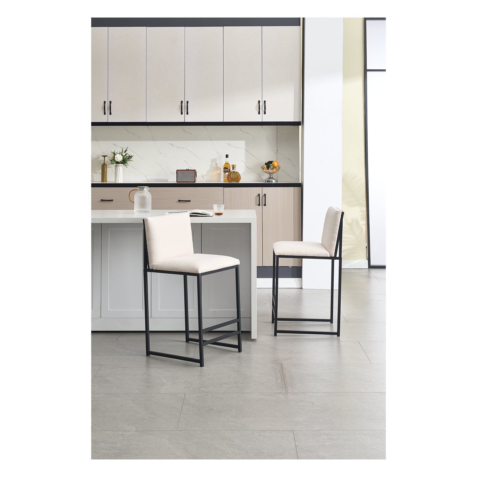 Latitude Run® Counter Height Bar Stools Set - Wayfair Canada