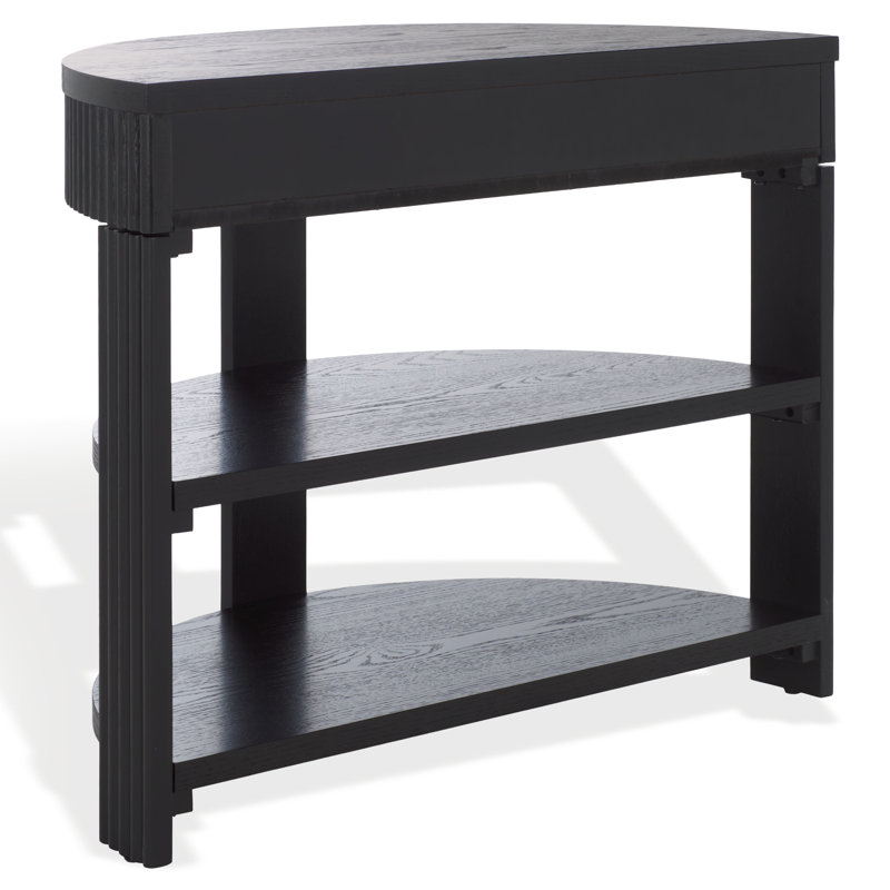 Joss & Main Christy Reeded Half Moon Console Table | Joss & Main