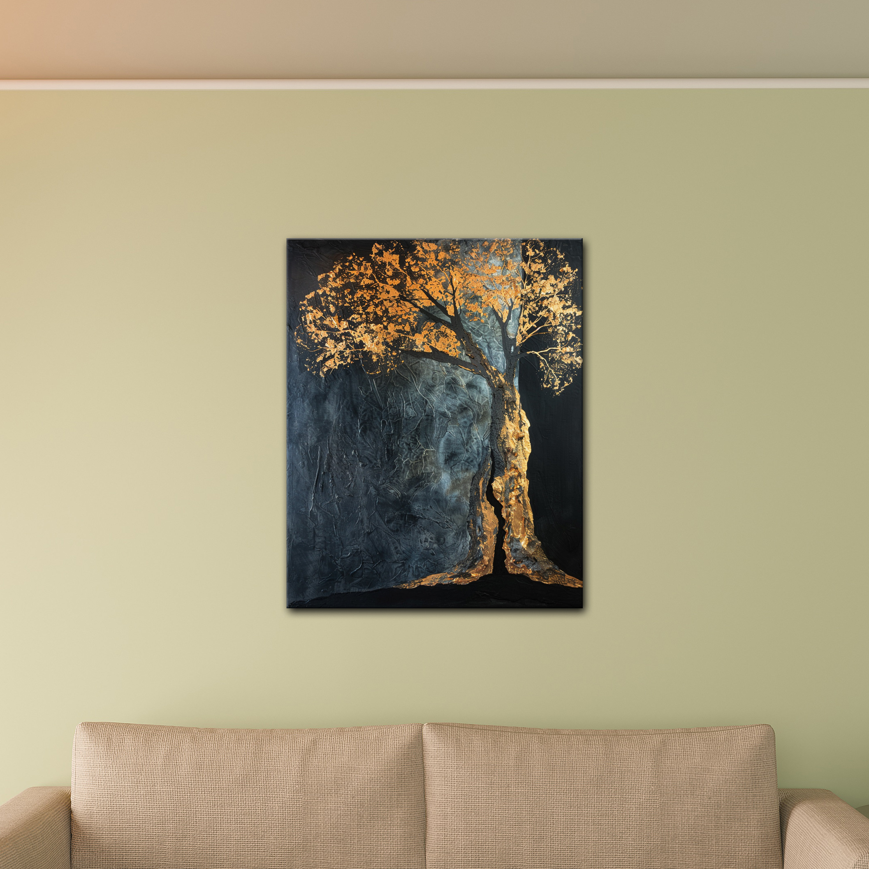 Winston Porter Night Golden Tree Shadow? (customizable) by Genie's ...