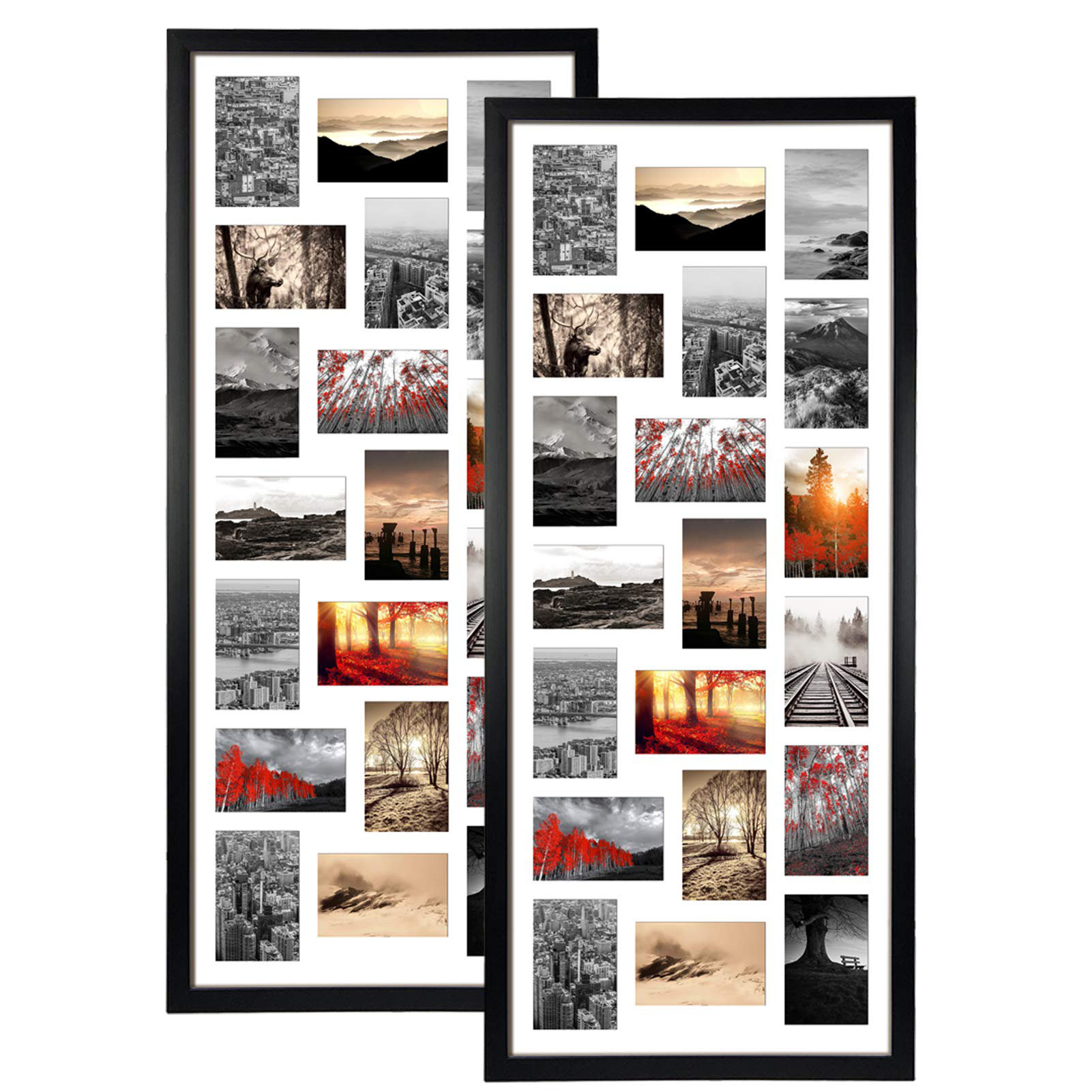 Hokku Designs 20 Opening Collage Picture Frame Set Of 2, Multiple ...
