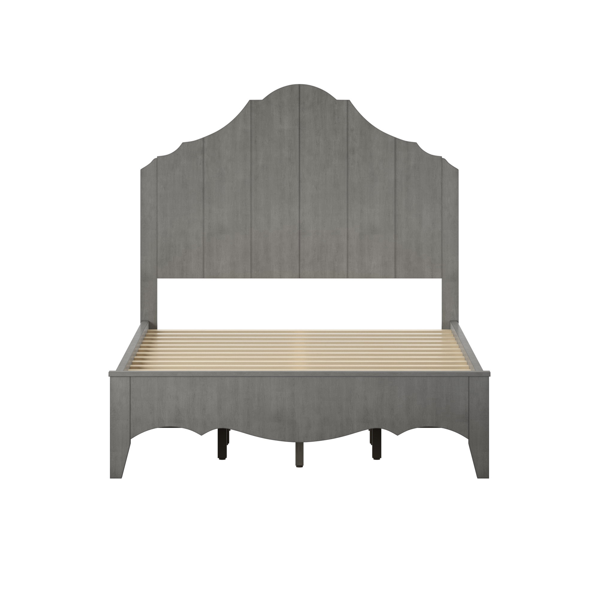 Three Posts™ Woodside Solid Wood Low Profile Storage Platform Bed | Wayfair