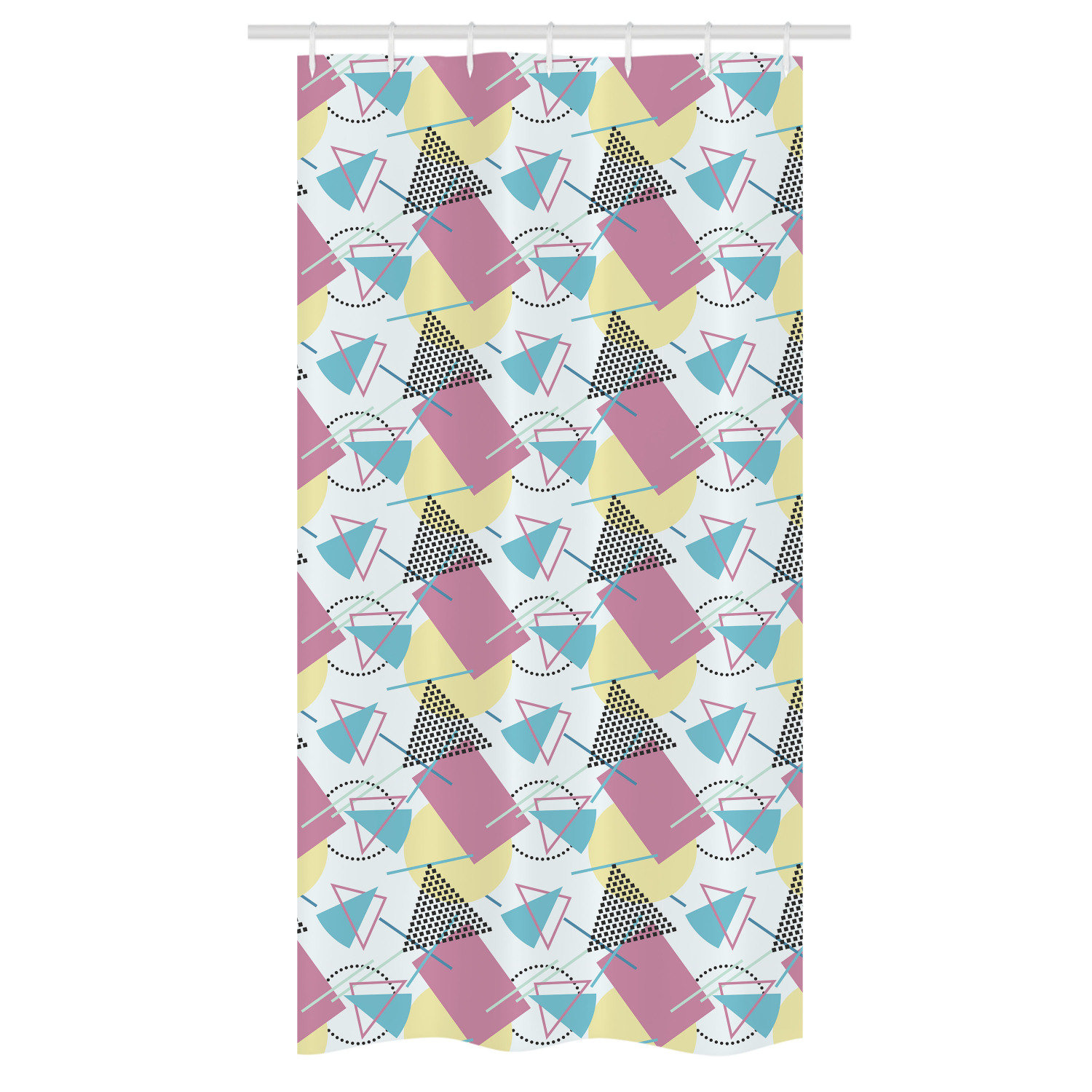 East Urban Home Fiddemon Geometric Shower Curtain | Wayfair
