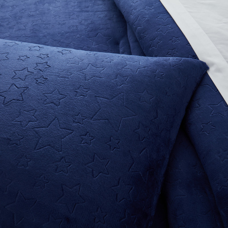 Olivia & Finn Stars 2-Piece Embroidered Comforter Set | Wayfair