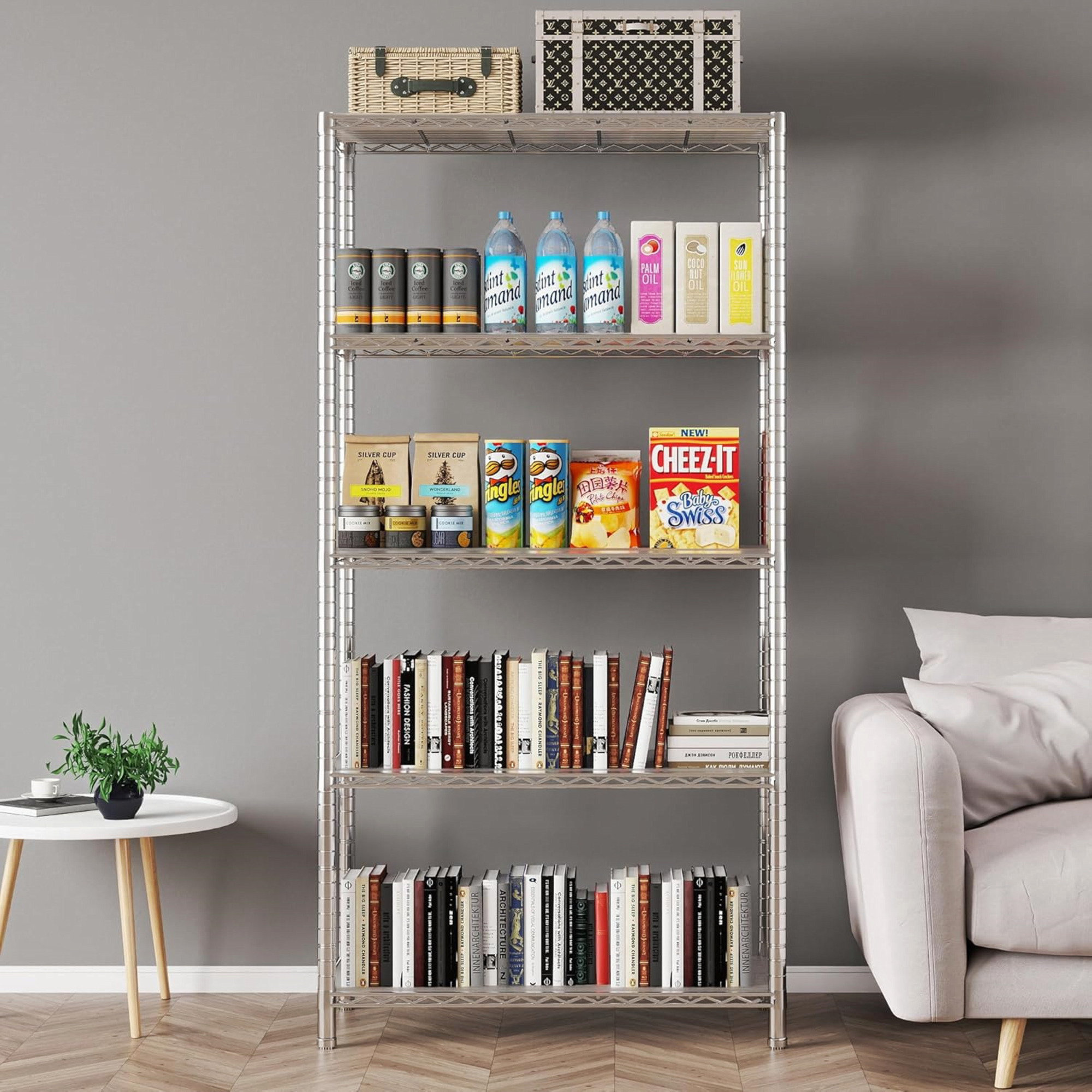 WFX Utility™ 5-Shelf Shelving Unit With Shelf Liners Set Of 5 | Wayfair