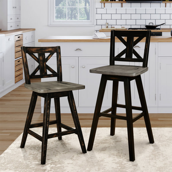 Corrigan Studio® Counter Height Chairs Set Of 2 | Wayfair