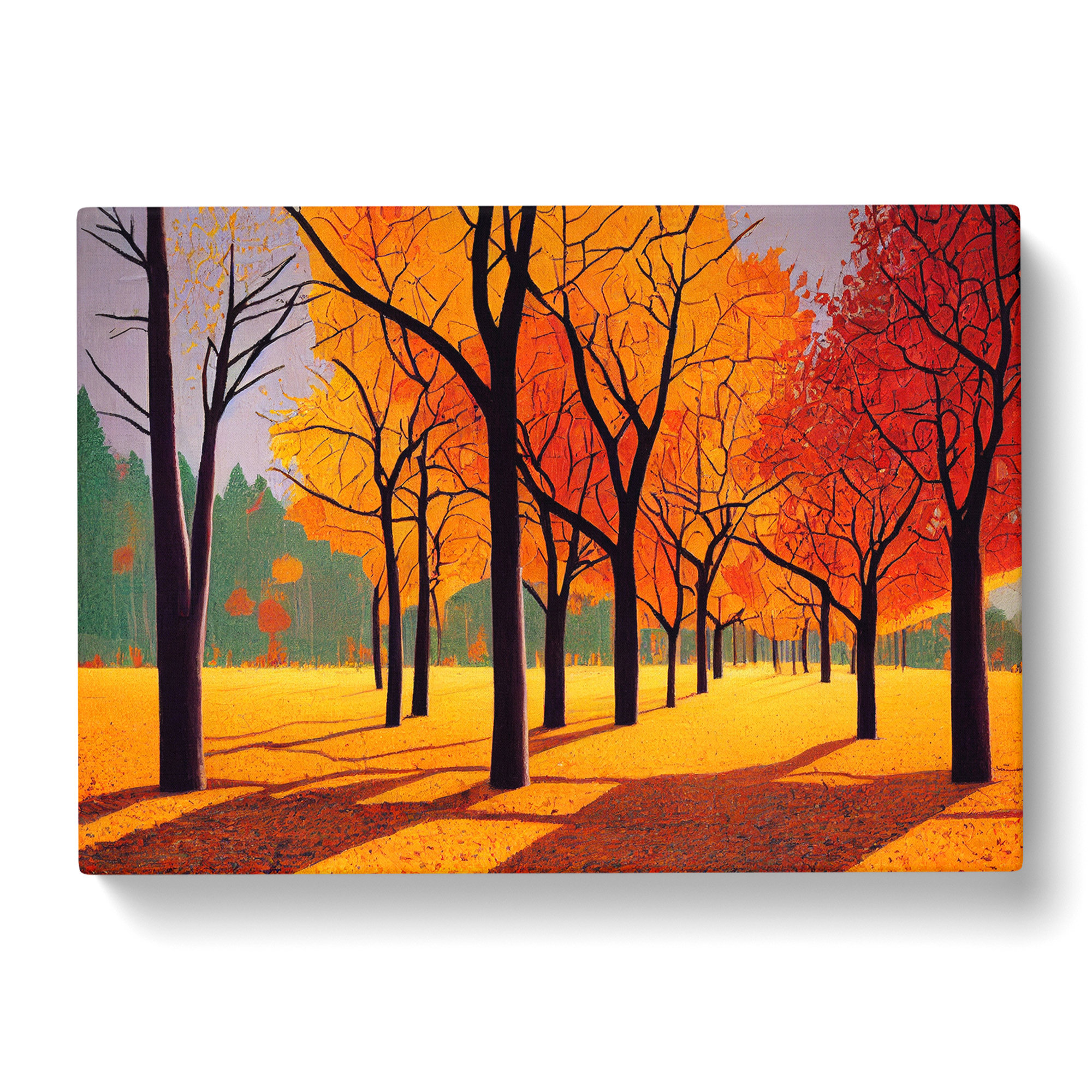 Marlow Home Co. Mesmerizing Autumn Forest - Wrapped Canvas Graphic Art ...