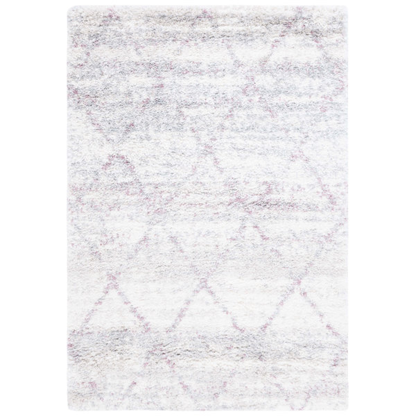 Foundry Select Shaylen Shag 800 Performance Geometric Rug & Reviews ...